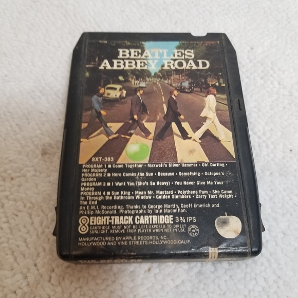 Media | Vintage Collectible 8 Track Beatles Abbey Road Untested | Poshmark